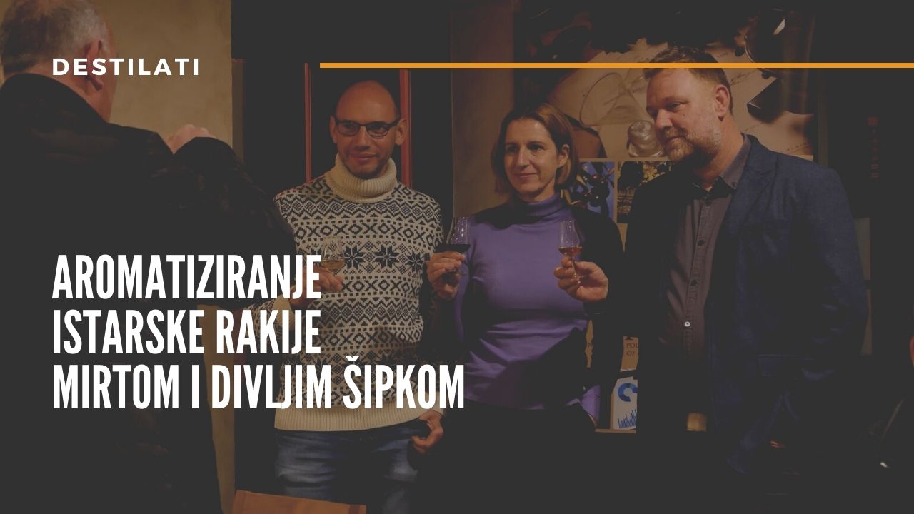 Rakija s mirtom i divljim šipkom - Boje zemlje